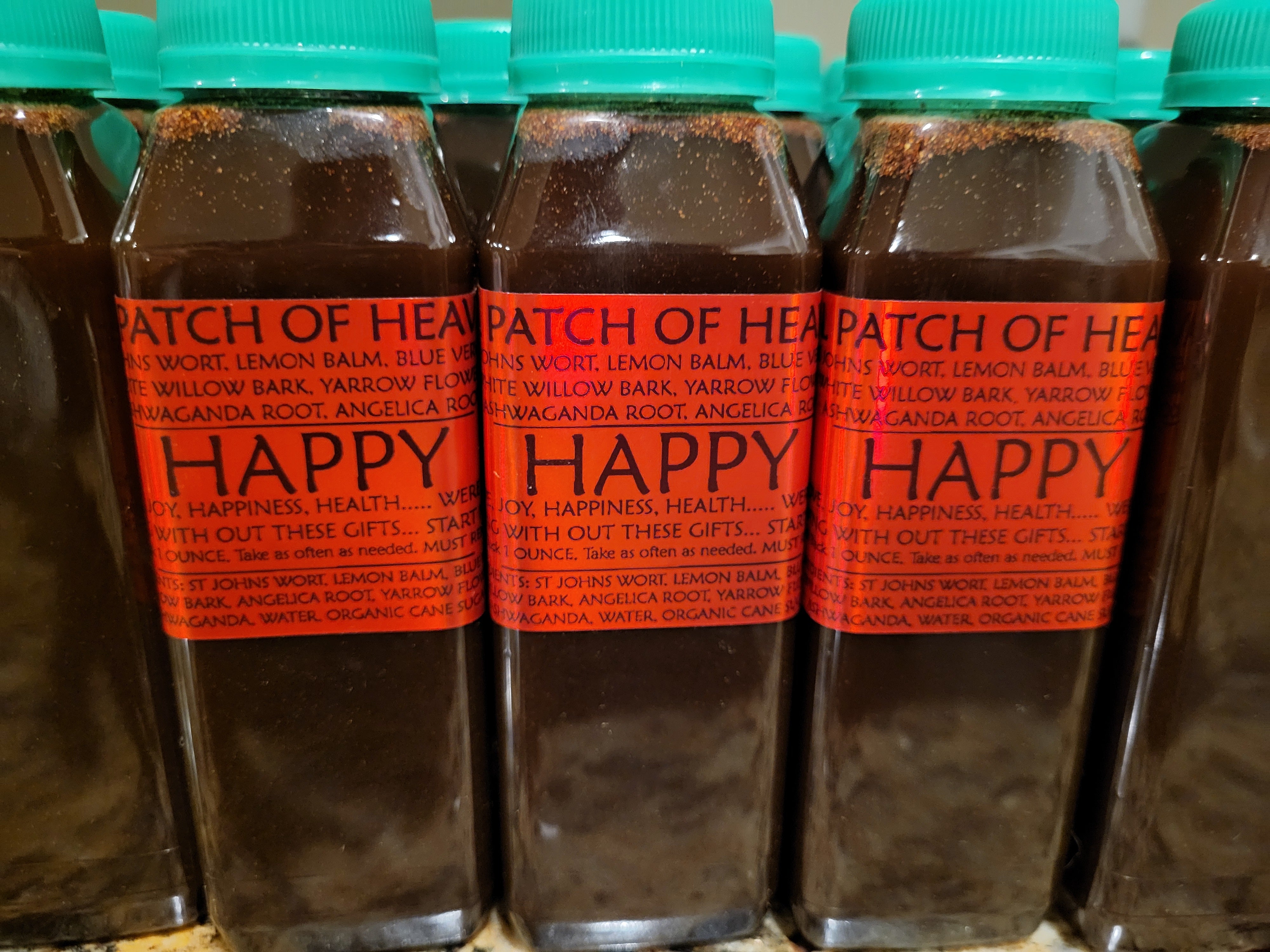 HAPPY- Organic Herbal Syrup - 10 Ounces SHIPS FREE – Lil Patch Of Heaven
